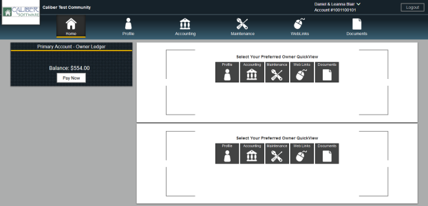 Caliber Portal Registration