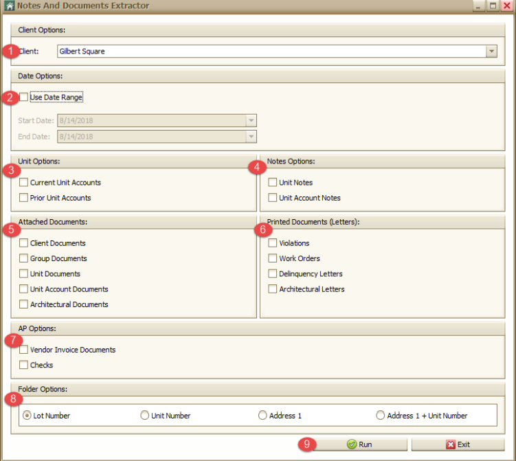 Notes and Documents Extractor